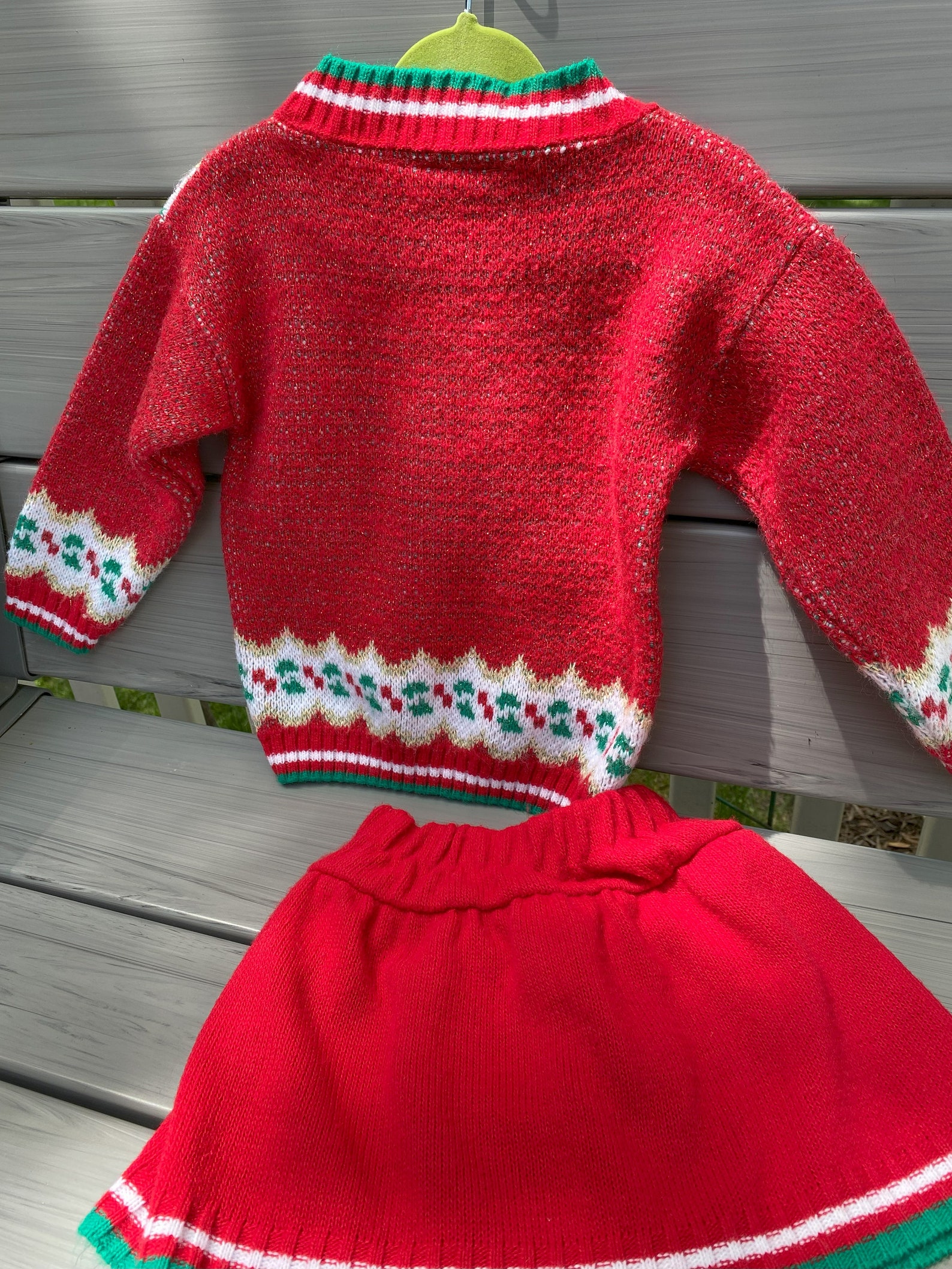 Christmas Girl's Sweater Set Holiday Girl Clothing Size - Etsy