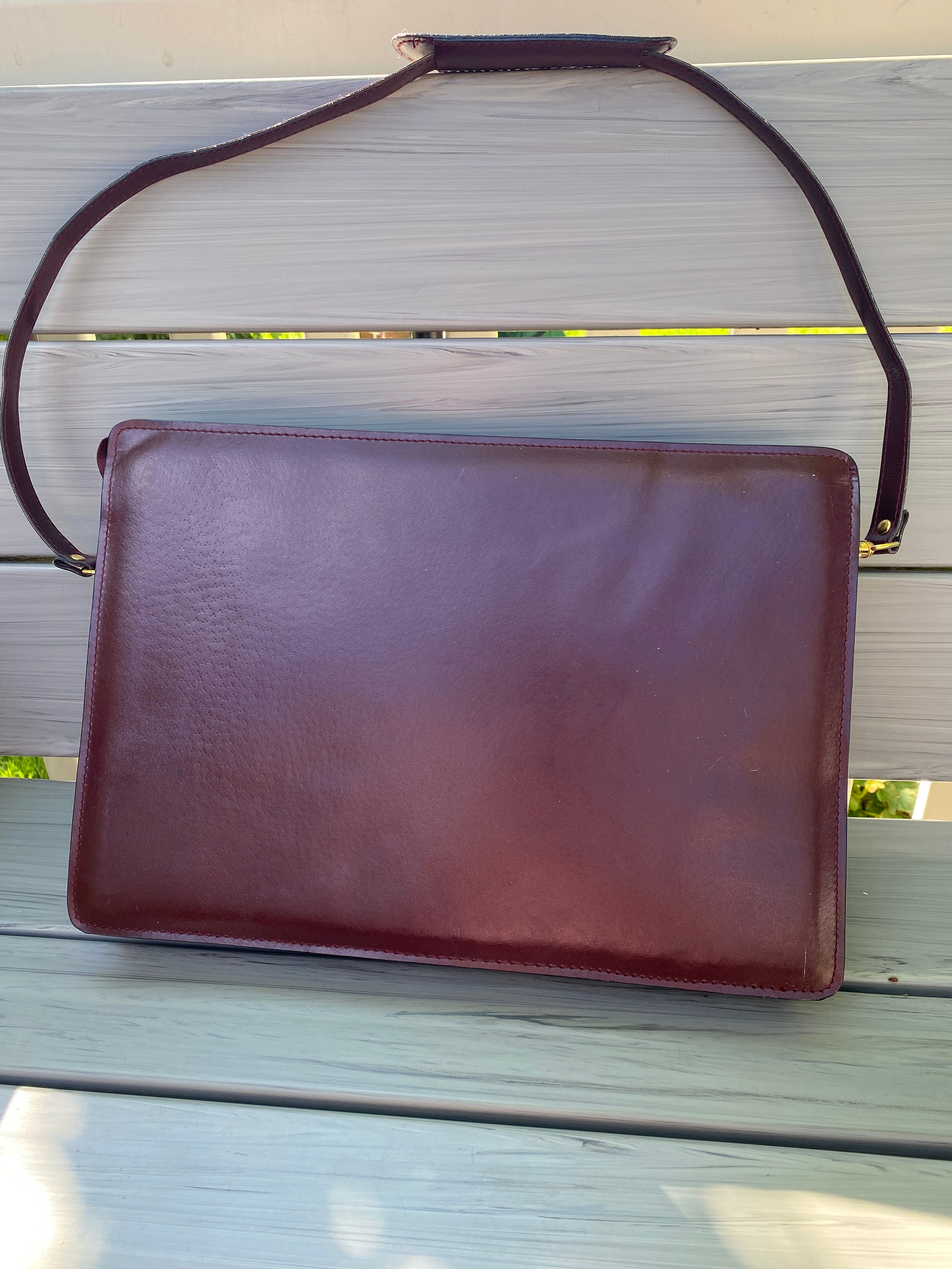 American Tourister Briefcase, Vintage Briefcase, Burgundy Leather ...