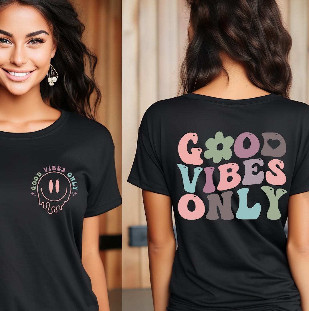 Good Vibes Only Shirt, Good Vibes Shirt, Positive Vibes Shirt, Summer ...