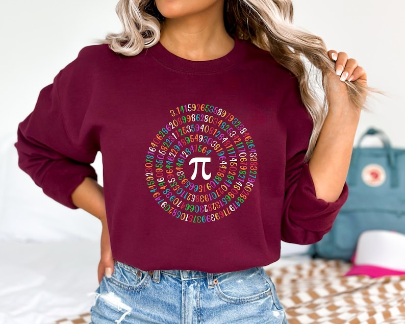 Happy Pi Day Crewneck & Hoodie, Math Lover, Gift for Math Teacher, Pi ...