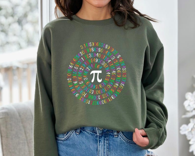 Happy Pi Day Crewneck & Hoodie, Math Lover, Gift for Math Teacher, Pi ...