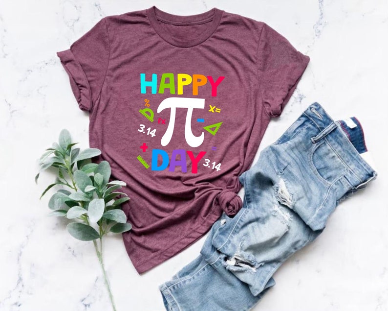 Happy Pi Day Shirt, Colorful Math, Math Teacher, Math Lover - Etsy