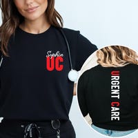 Personalized Urgent Care Nurse Shirt, Christmas Urgent Care Department ...