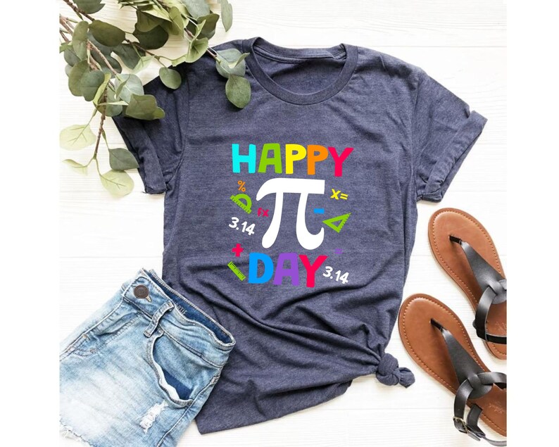Happy Pi Day Shirt, Colorful Math, Math Teacher, Math Lover - Etsy