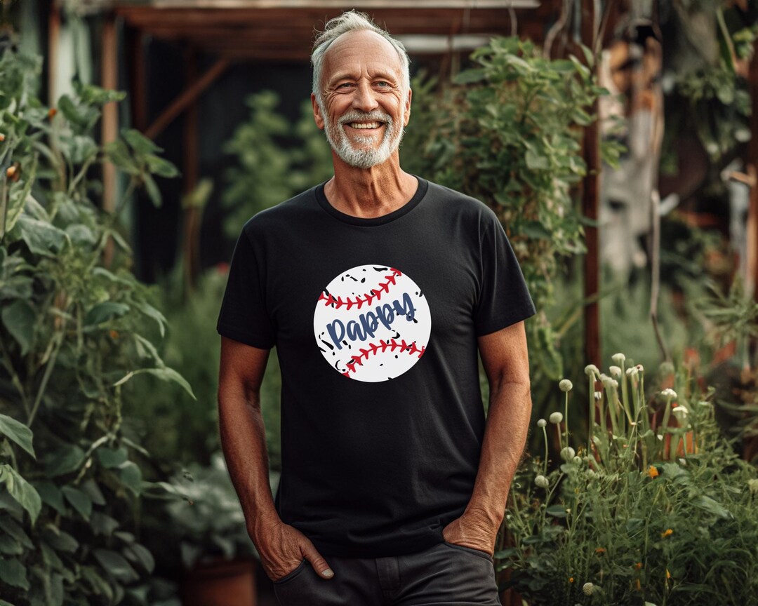 Baseball Pappy Shirt, Baseball Grandpa Tee, Baseball Grandpa Gift ...
