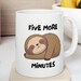 Cute Sloth Mug, Sleepy Sloth Coffee Cup 11oz, Funny Sloth Gift, Gift ...