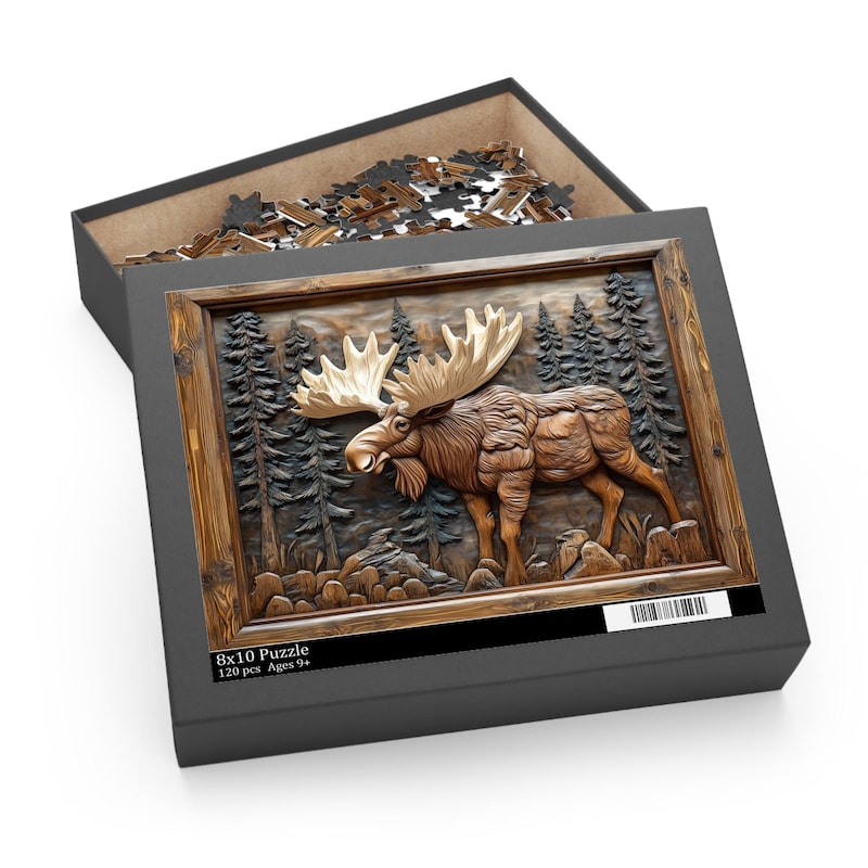Moose Puzzle - Etsy