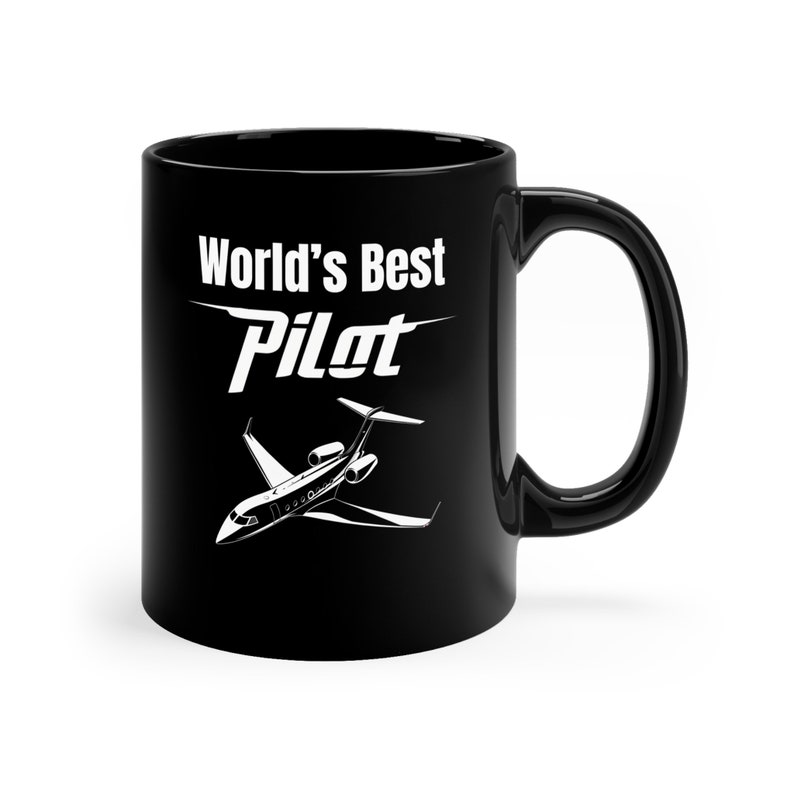 World's Best Pilot Mug, Pilot Cup, Flight Attendant Gift, Airline ...