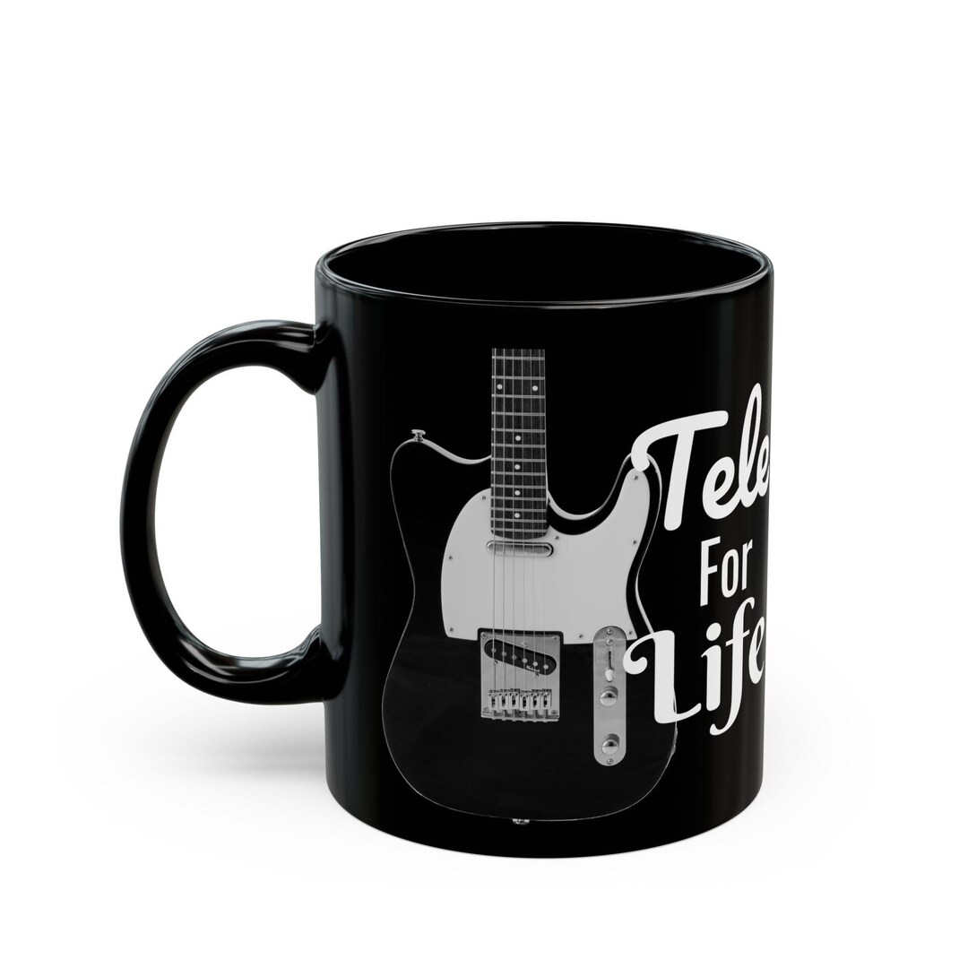 Telecaster Guitar Mug, Guitar Coffee Mug, Electric Guitar Mug, Fender ...