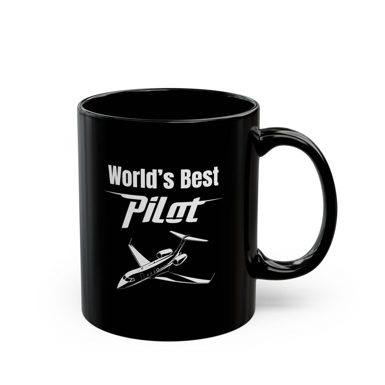 World's Best Pilot Mug, Pilot Cup, Flight Attendant Gift, Airline ...