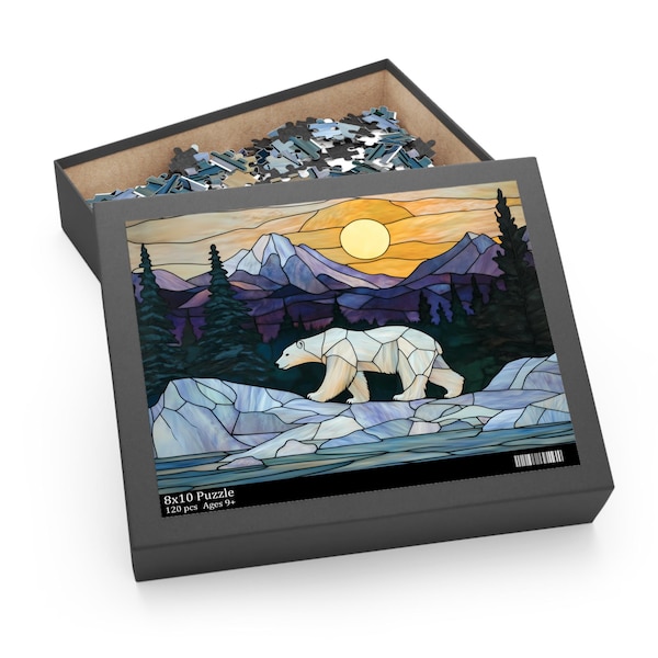 Polar Bear Puzzle - Etsy