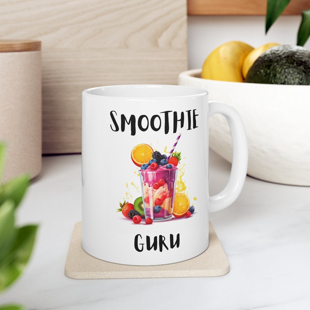 Smoothie Guru Coffee Mug, Smoothie Mug, Smoothie Lover Gift, Foodie ...
