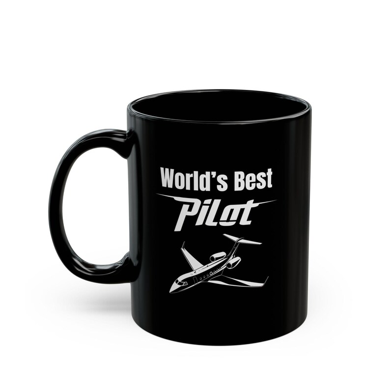 World's Best Pilot Mug, Pilot Cup, Flight Attendant Gift, Airline ...