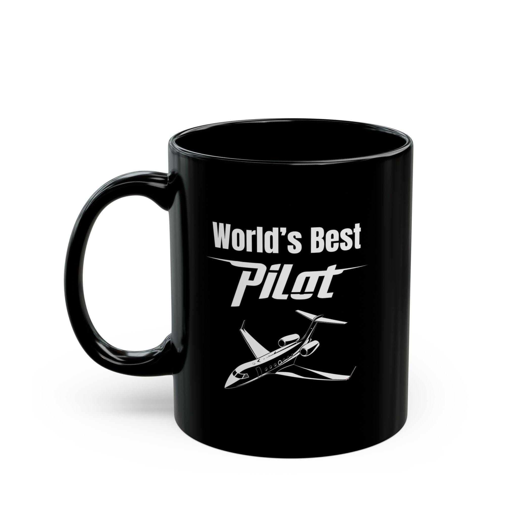 World's Best Pilot Mug, Pilot Cup, Flight Attendant Gift, Airline ...