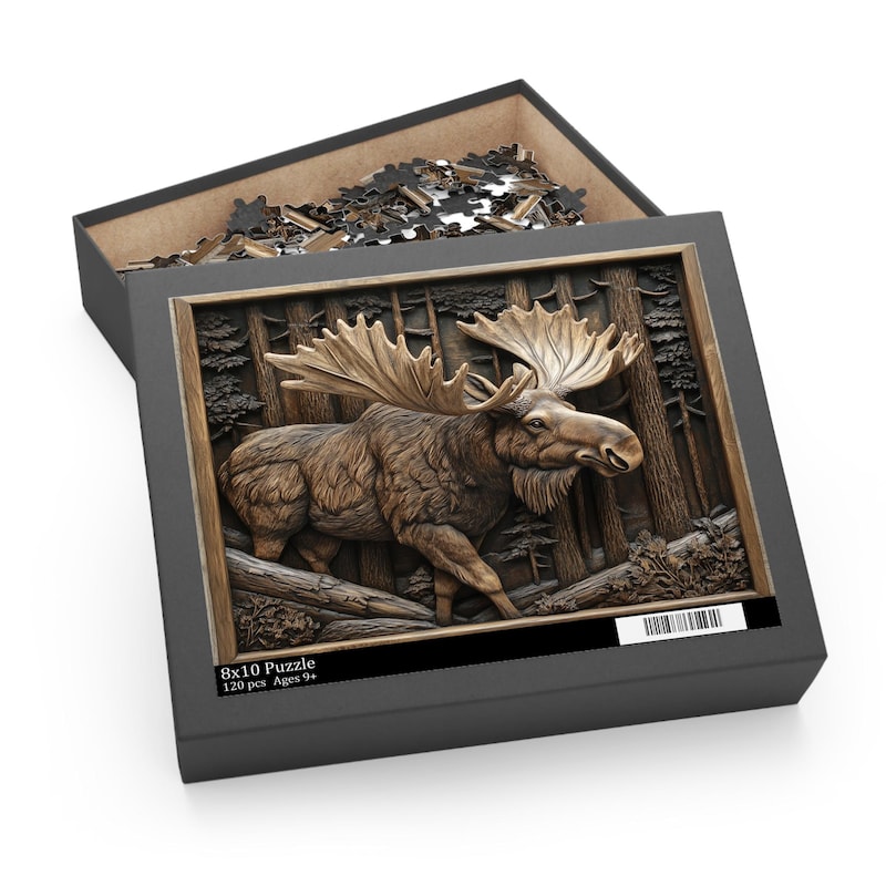 Moose Puzzle - Etsy