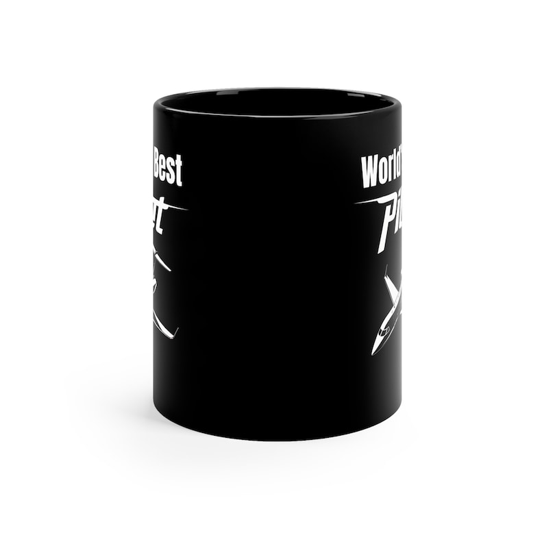 World's Best Pilot Mug, Pilot Cup, Flight Attendant Gift, Airline ...