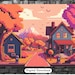 Japanese Video Game Pixel Art Town Digital File Download, Print at Home ...