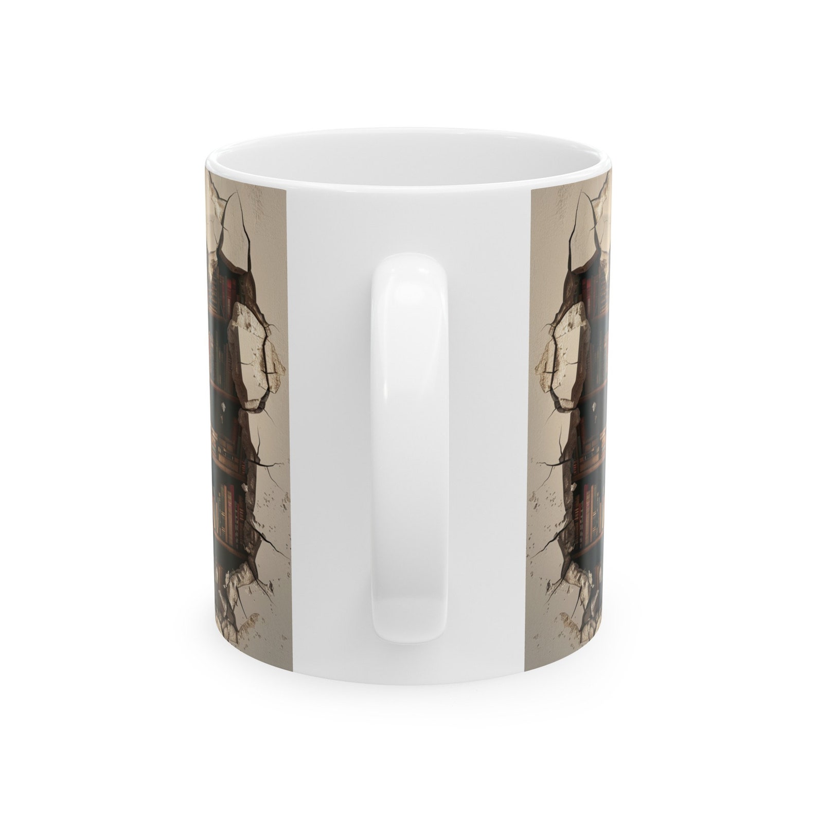 Book Mug, Library Bookshelf Mug, Book Lover Mug, Reader Mug, Reading ...