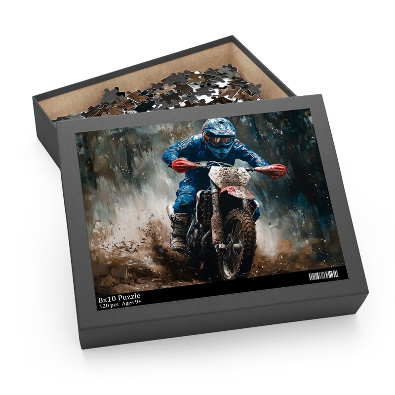 Motorcycle Puzzle - Etsy