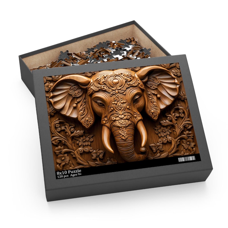 Elephant Puzzle - Etsy