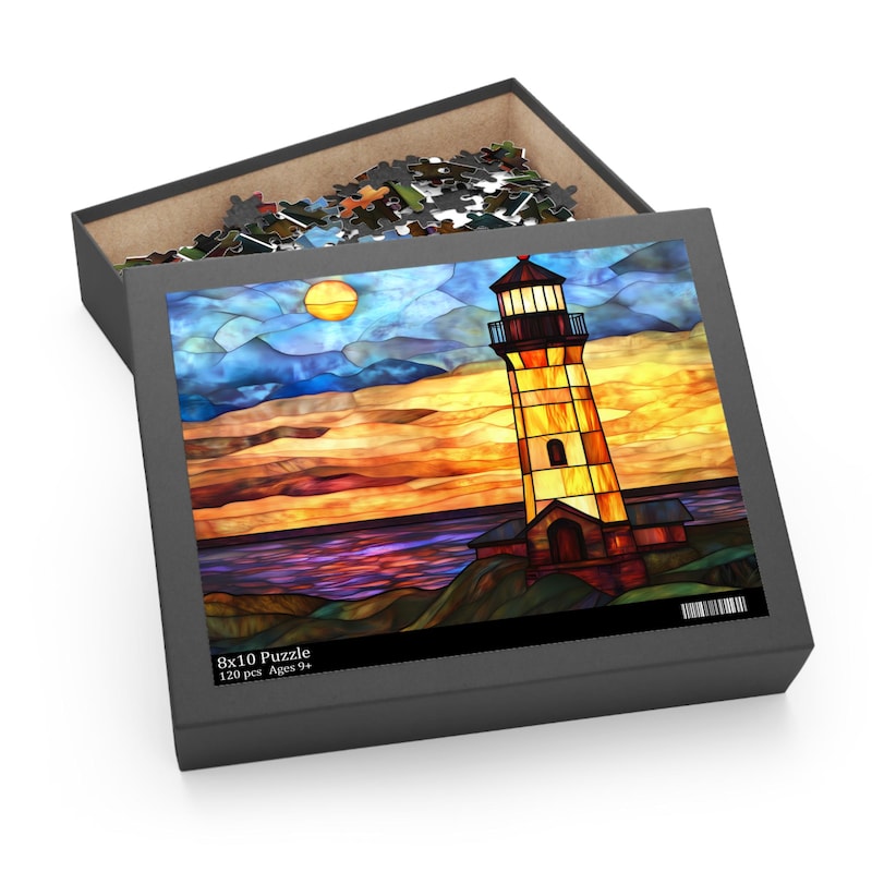 Lighthouse Puzzle - Etsy