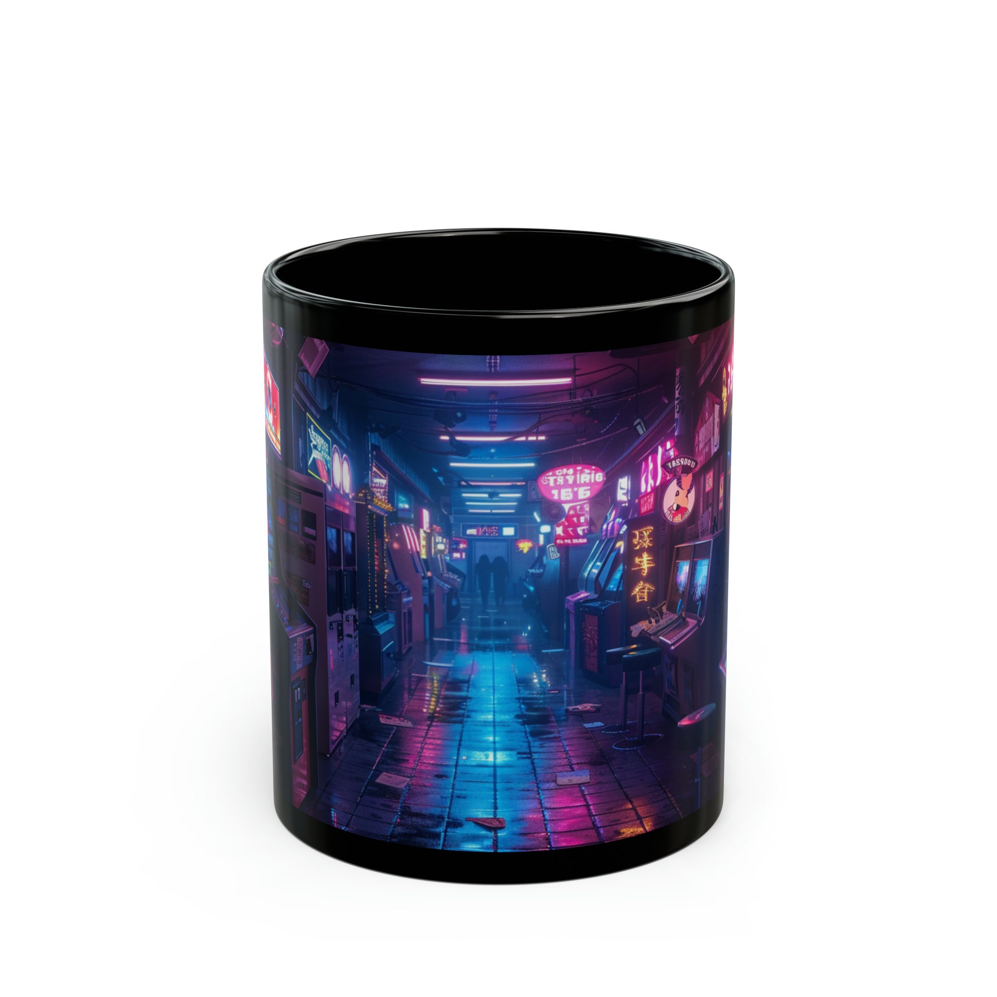 Arcade Mug, Japanese Retro Vaporwave Cyberpunk Synthwave 1980s 80s Vibe ...