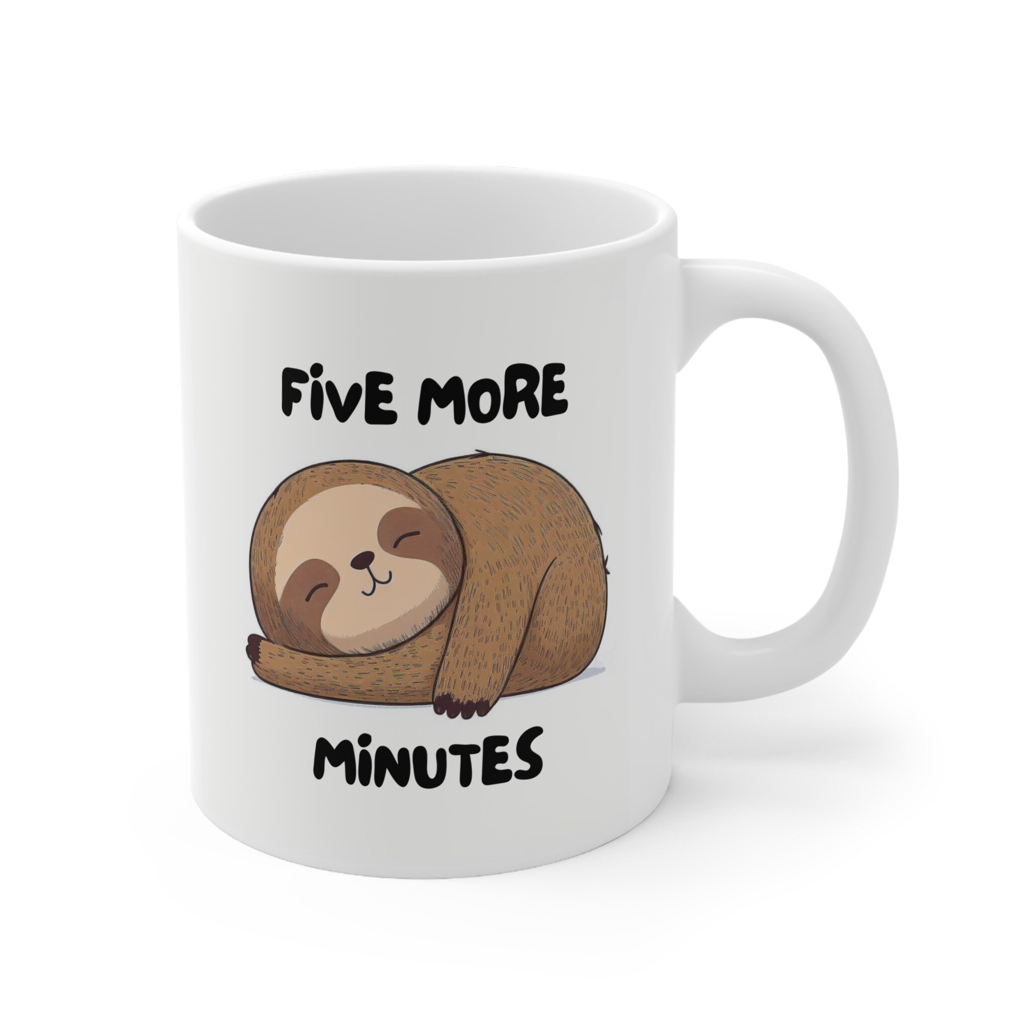 Cute Sloth Mug, Sleepy Sloth Coffee Cup 11oz, Funny Sloth Gift, Gift ...