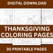 30 Thanksgiving Coloring Pages | Fun and Festive Thanksgiving ...