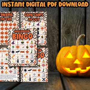 Printable Halloween Bingo Game — 30 Spooky Boards (instant PDF Download ...