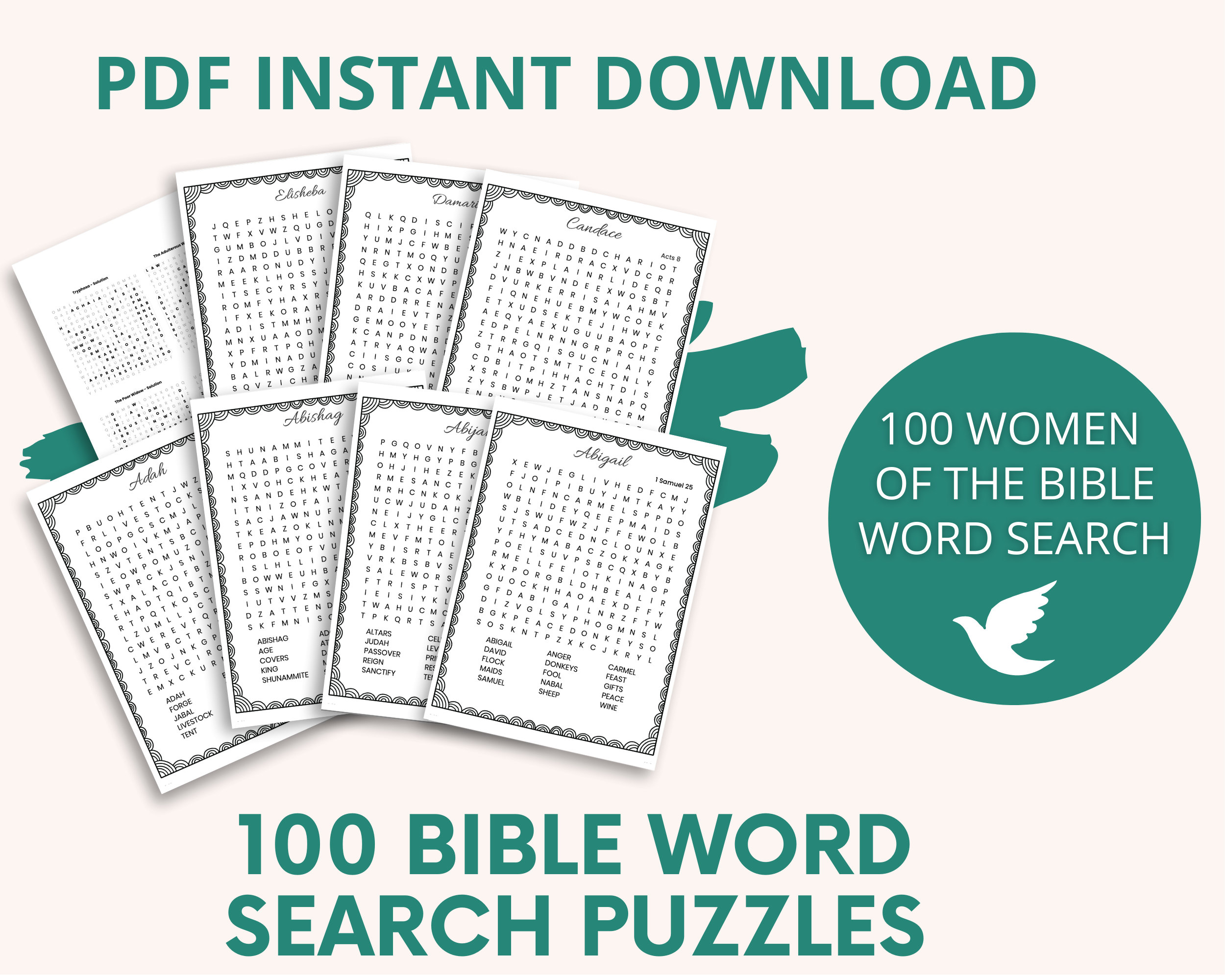 Printable Bible Word Searches Old Testament Word Search, 48% OFF