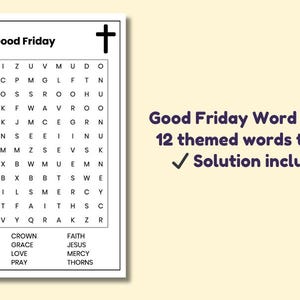 Good Friday Activity for Kids Ages 6-10, Christian Holy Week Coloring ...