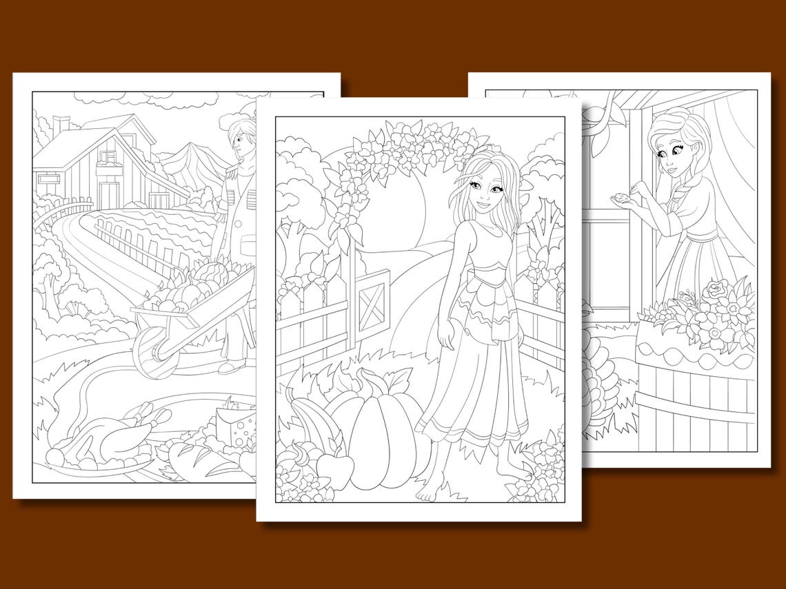 30 Thanksgiving Coloring Pages | Fun and Festive Thanksgiving ...