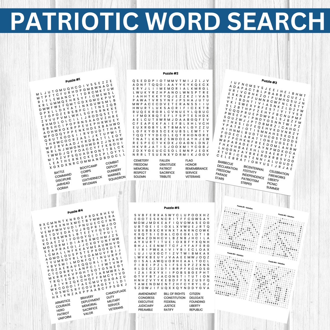 Fourth of July Word Search Puzzle, Patriotic Printables, Memorial Day ...