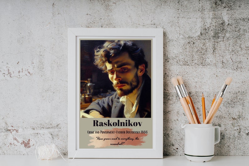 World Classics Wall Art, Digital Library Wall Decor, Crime and ...