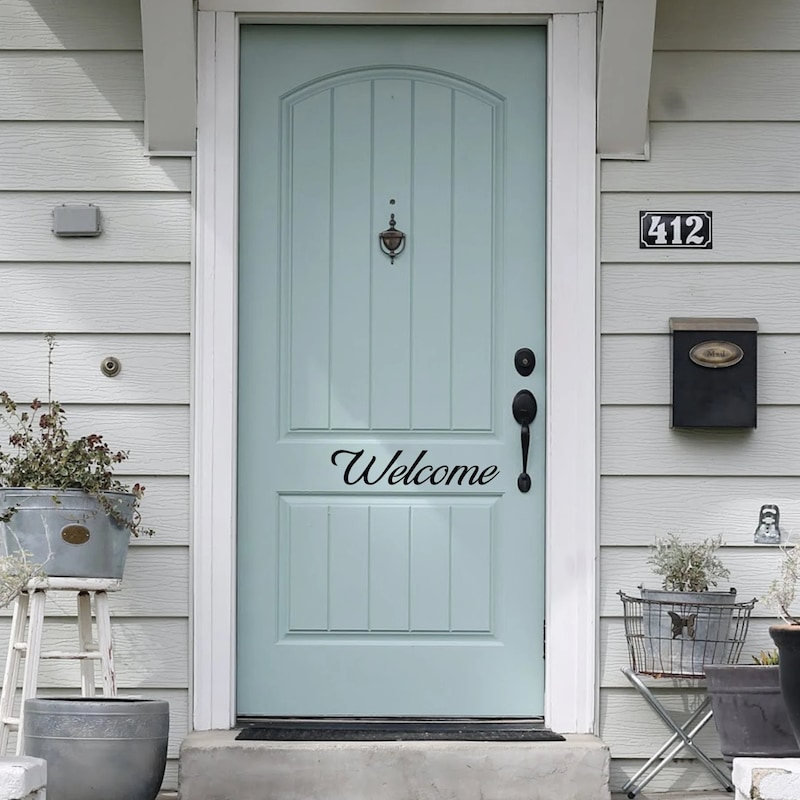 Front Door Decal - Etsy