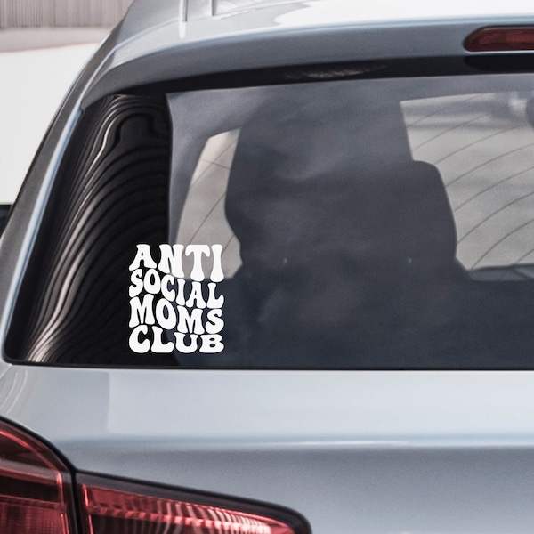 Anti Social Vinyl Decal - Etsy
