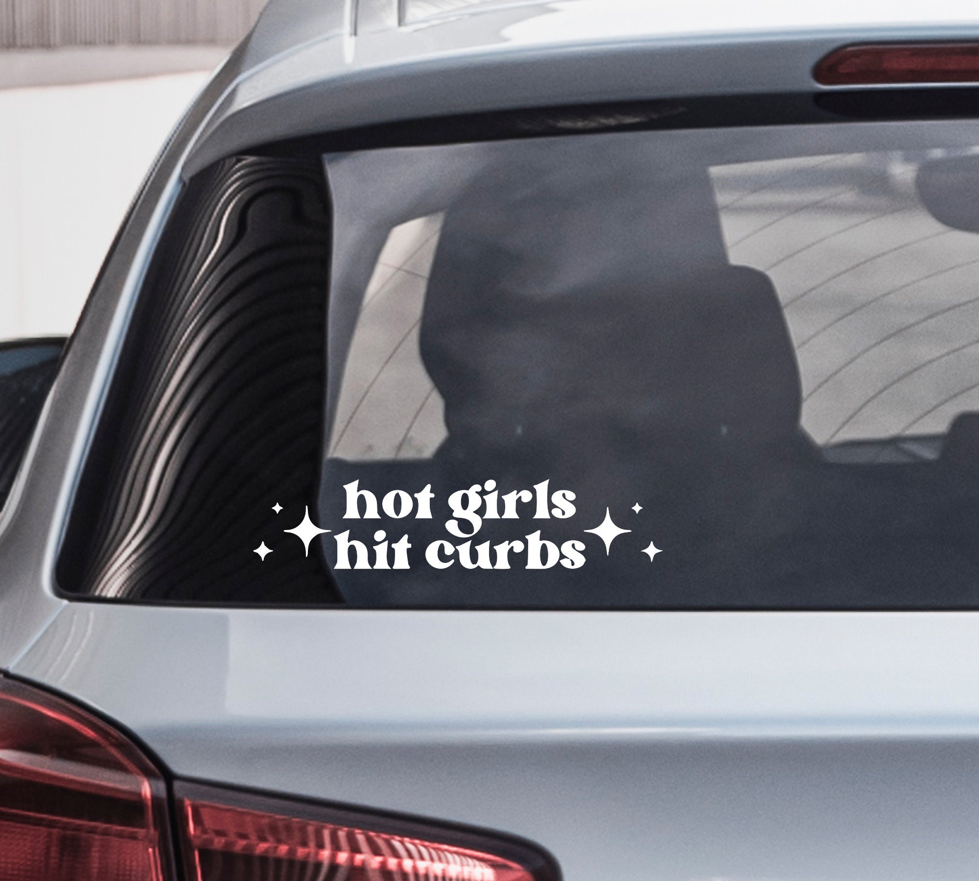 Hot Girls Hit Curbs Car Decal Car Accessories Gifts Laptop - Etsy