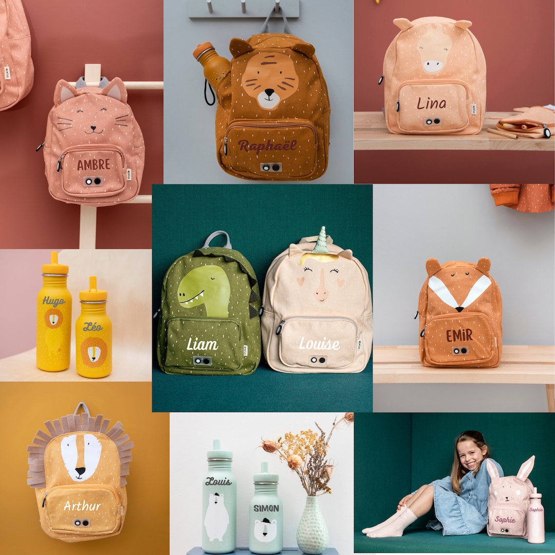 TRIXIE Water Bottles / Personalized Backpacks - Etsy