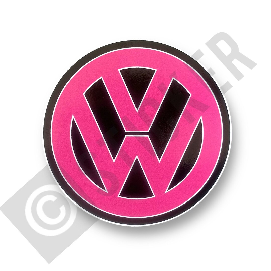 VW Volkswagen Pink Badge Camper T25 T4 T5 T6 Decal Beetle - Etsy