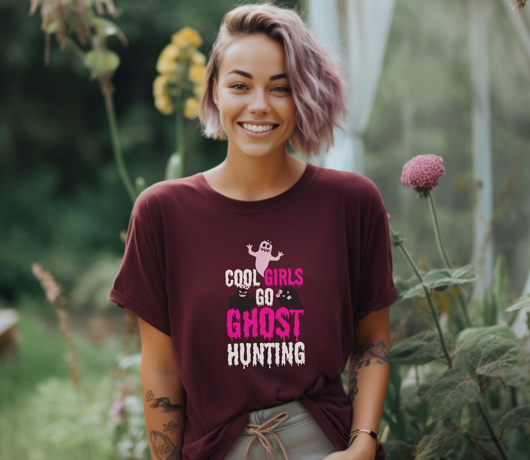 Ghost Hunting Shirt for Girls Ghost Hunter Shirt Ghost T-shirt Ghost ...