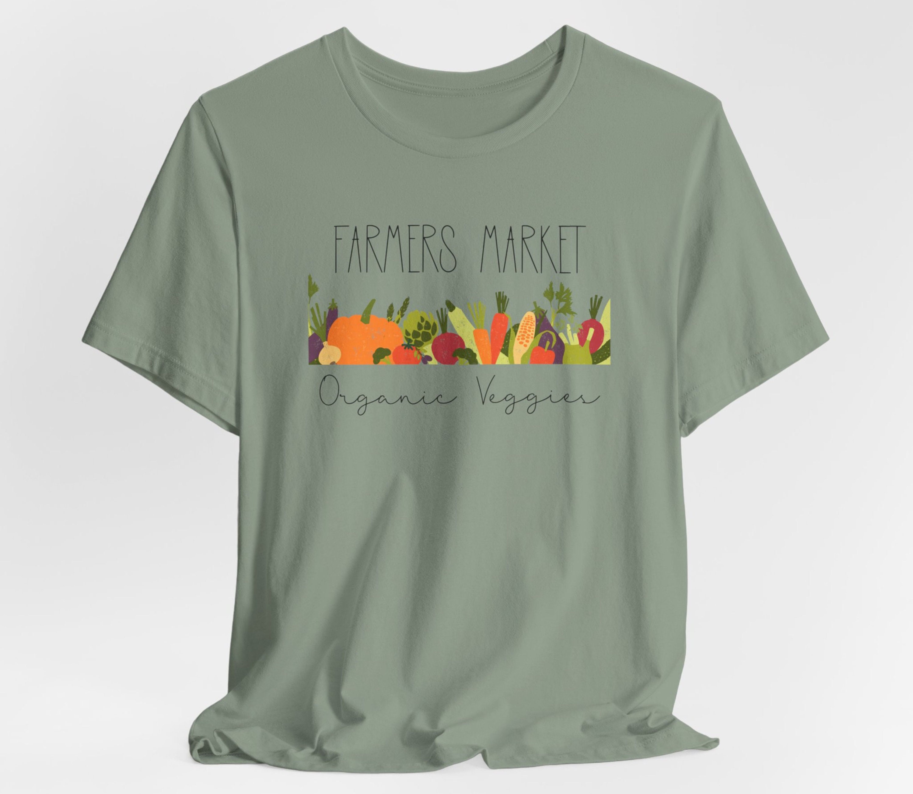 Farmers Market T-shirt Organic Farming Shirt Farmer Gift Farmhouse Tee ...