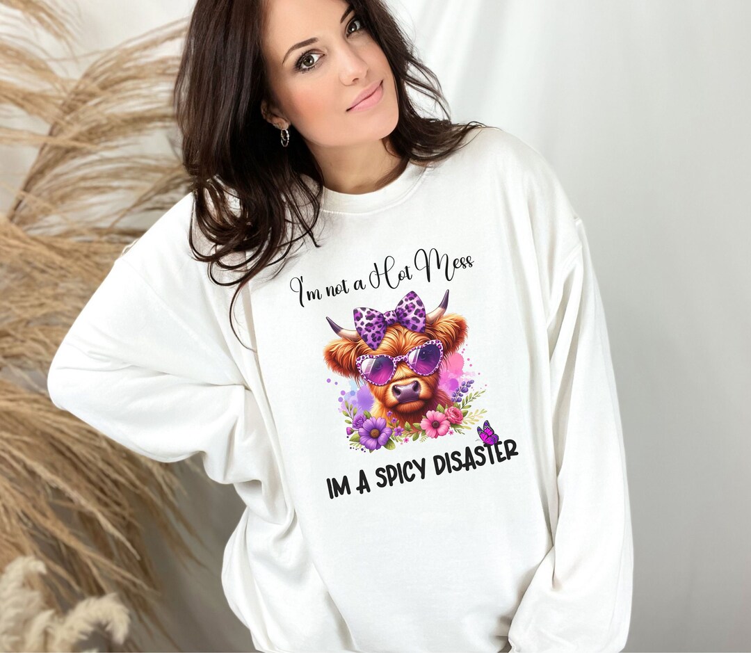 I'm Not a Hot Mess Sweatshirt Hot Mess Sweatshirt Hot Mess Sweater ...
