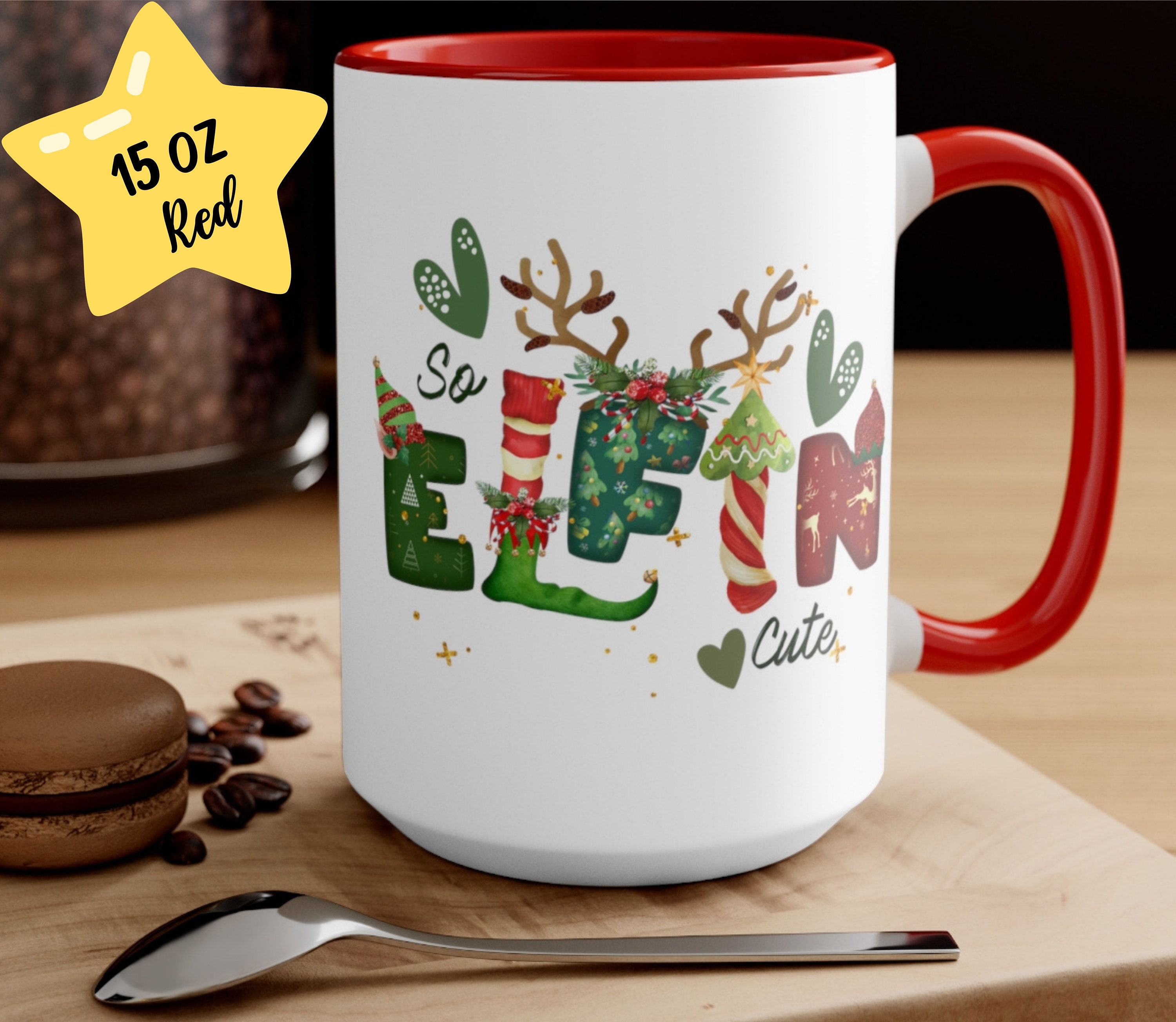 So Elfin Cute Mug Cute Elf Mug Elf Coffee Cup Elf Cup - Etsy