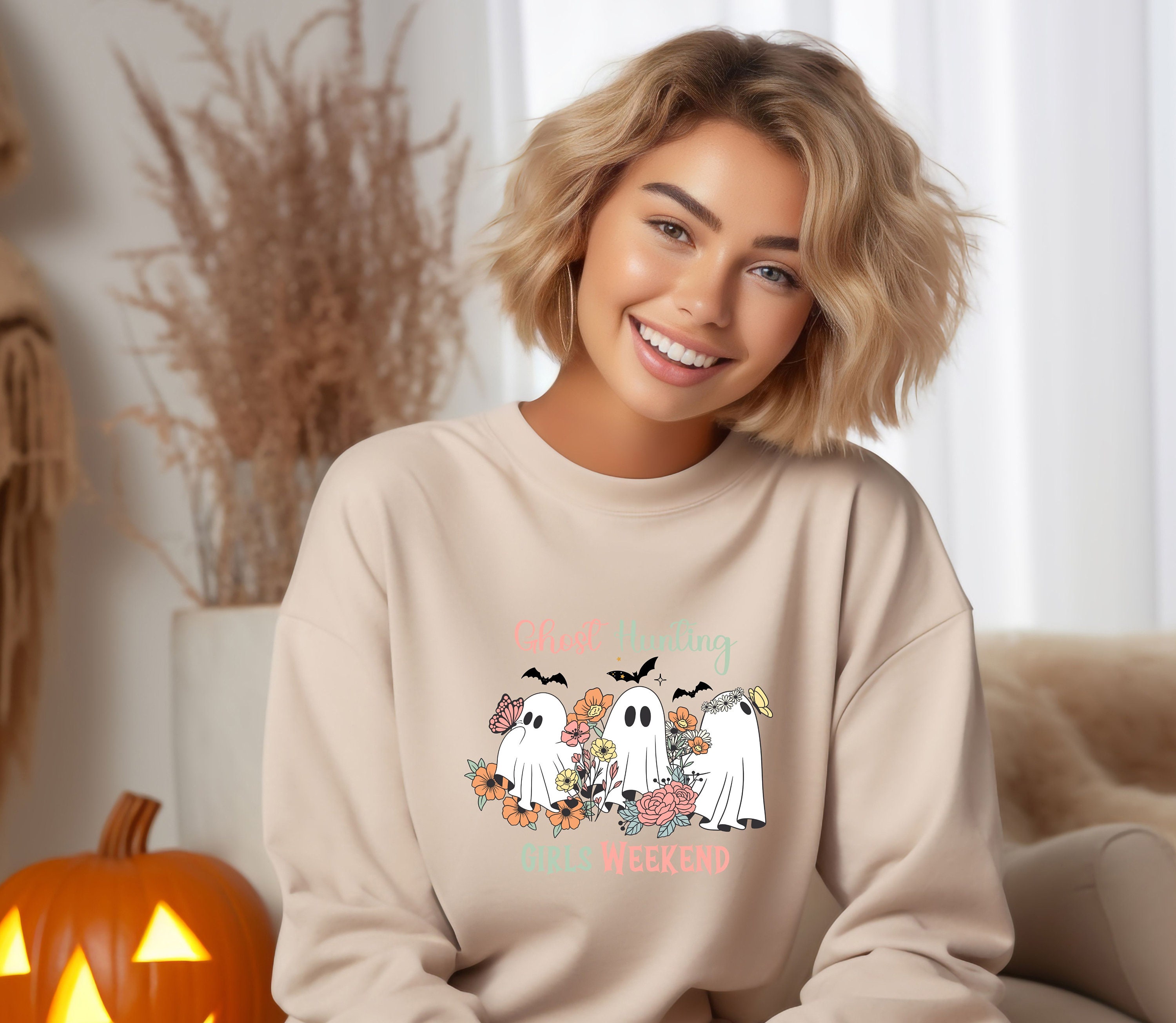 Ghost Hunting Trip Sweatshirt for Girls Ghost Sweater Ghost Sweatshirt ...