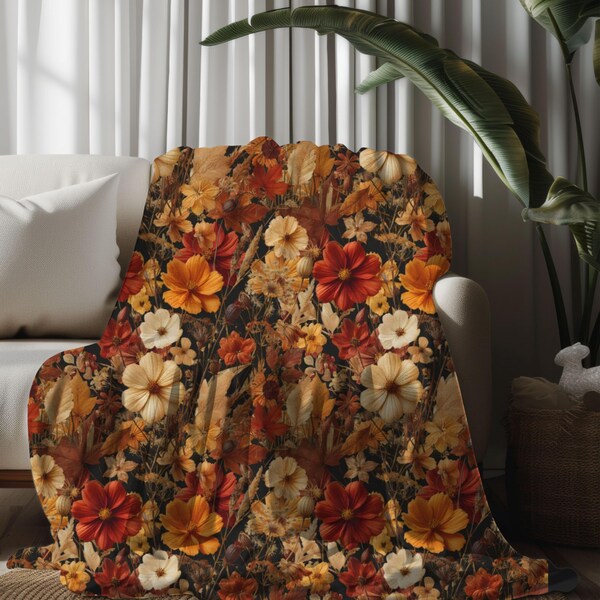 Fall Throw Blanket - Etsy