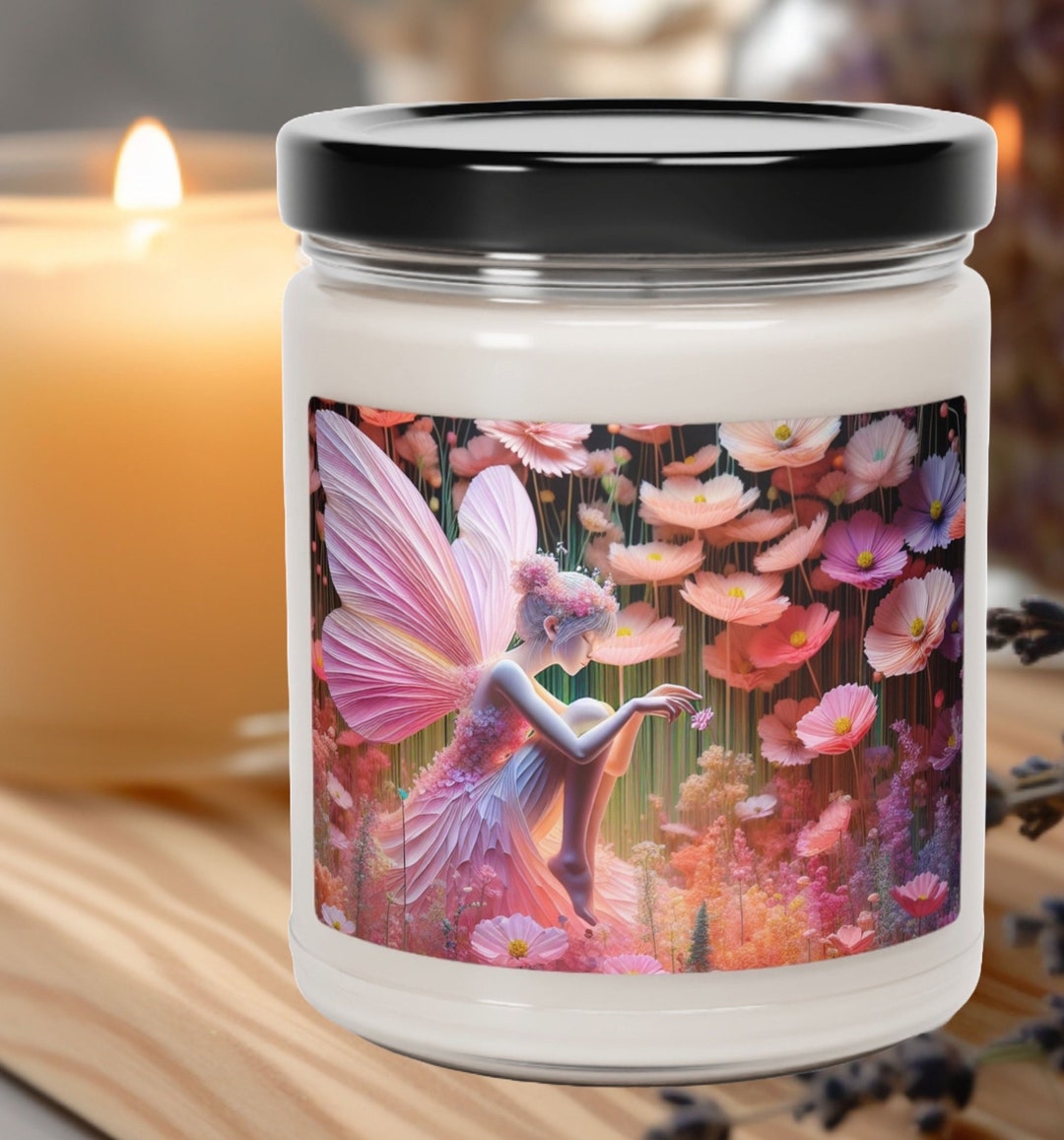 Fairy Garden Scented Soy Candle 9oz Candle Gift Fairy Candle Fairycore ...