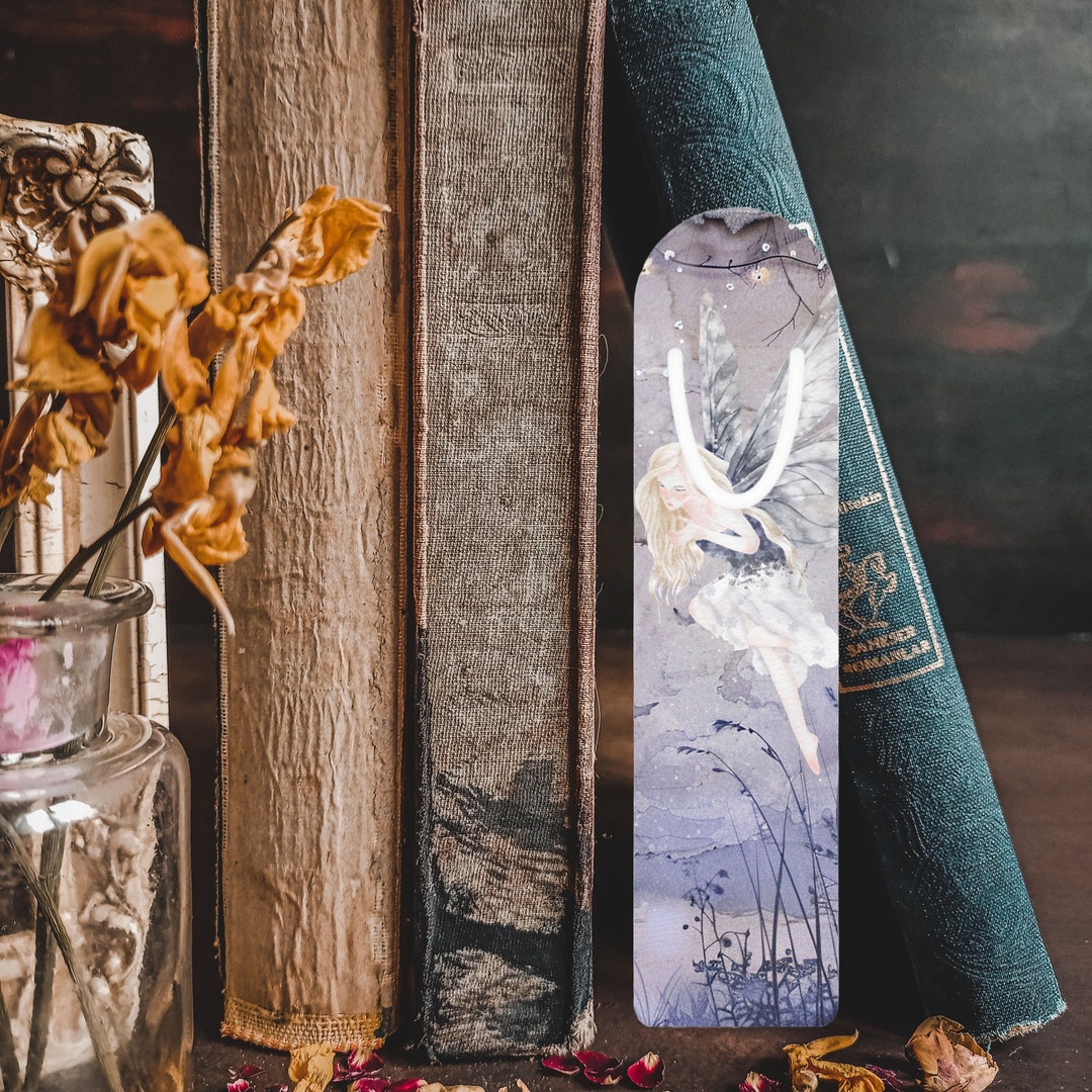 Moonlight Fairy Bookmark Fairy Bookmark Book Lovers Gift Bookcore Gift ...