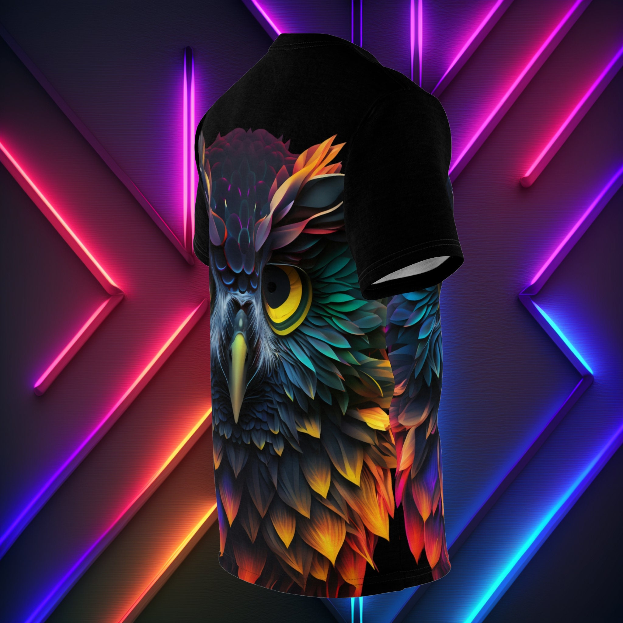 Electric Owl Rave T Shirt Acid House Music, EDM Shirt, Festival Shirt ...