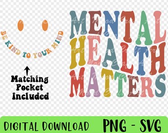Mental Health Matters Png Svg, Mental Health Png, Mental Health Awareness Png, Anxiety Svg ...