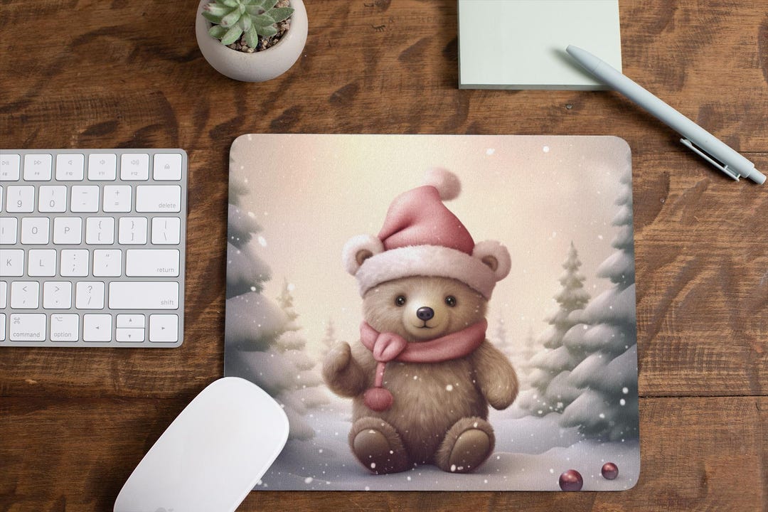 Teddy Bear Mouse Pad/ Great Gift - Etsy